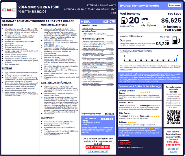 Build Sheet by VIN: Get Full GMC Vehicle Details Instantly